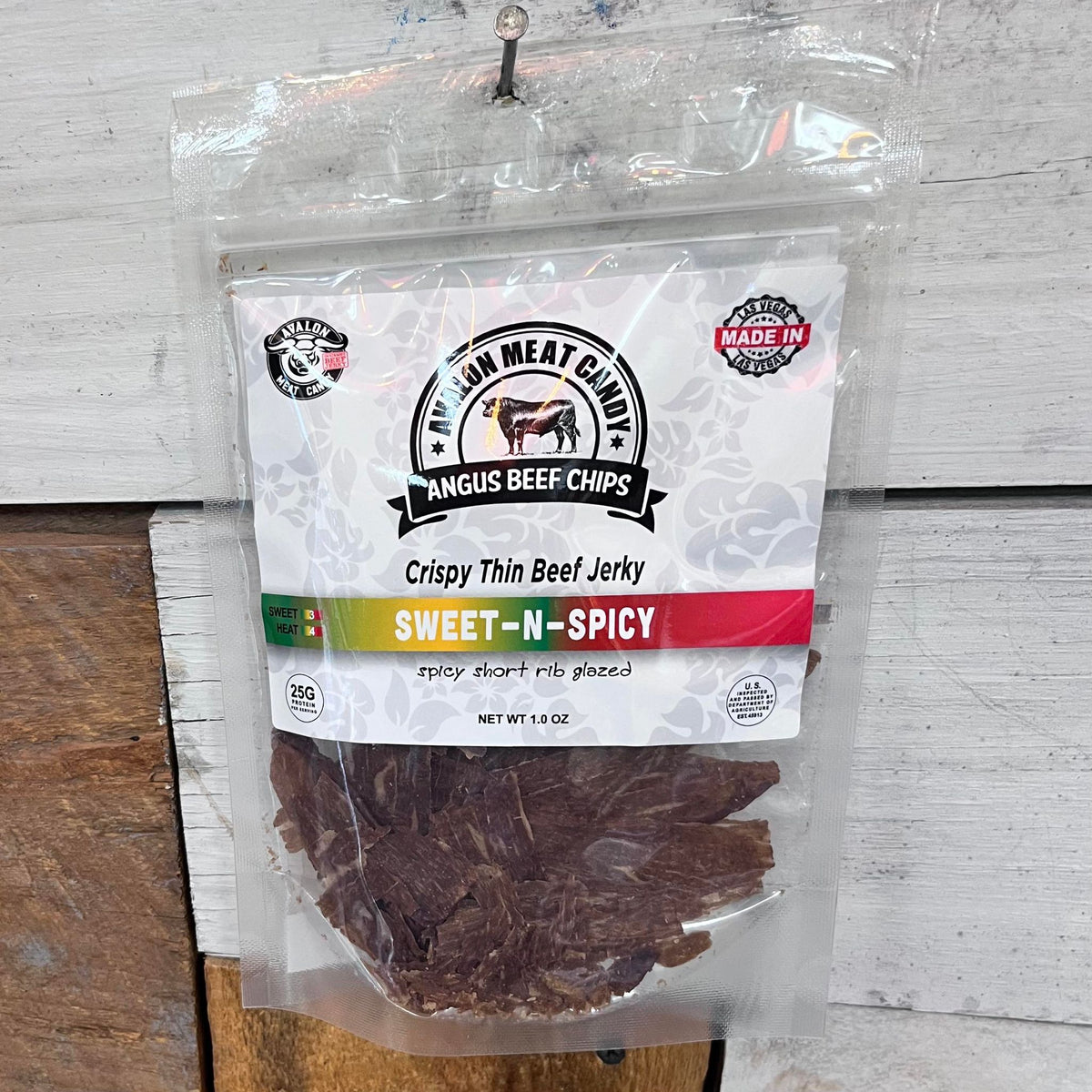 Crispy Thin Jerky Chips 1 oz. Bag - Sweet-N-Spicy – Jerky Joint